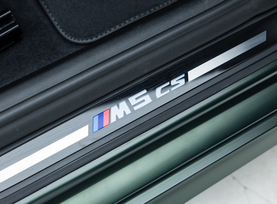 Used BMW M5 CS for sale | Individual Frozen Deep Green Metallic