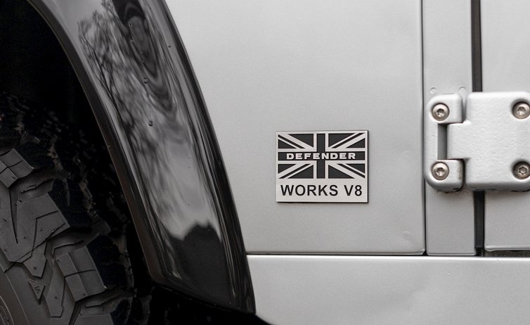 Used Land Rover Defender 90 Works V8 70th Edition for sale | Indus Silver