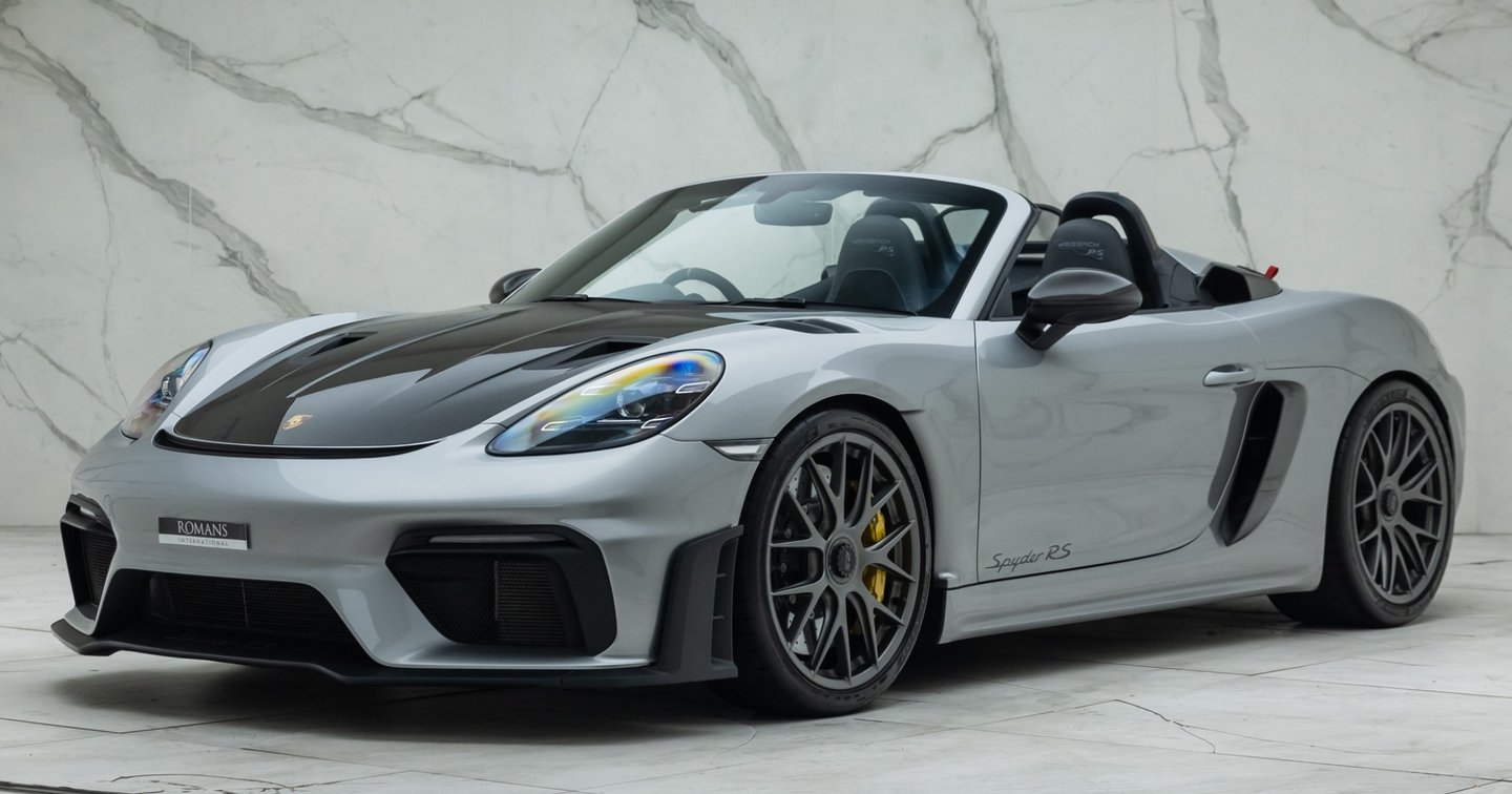Used Porsche 718 SPYDER RS for sale | GT Silver Metallic