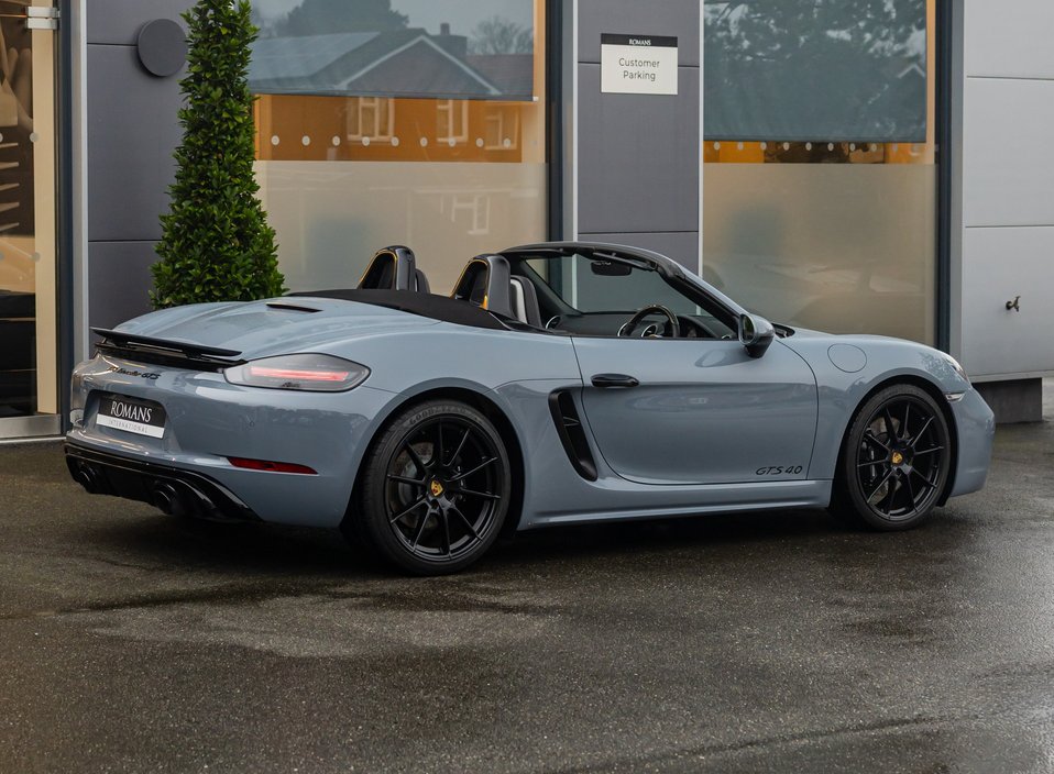 Used Porsche 718 BOXSTER GTS PDK for sale | Arctic Grey