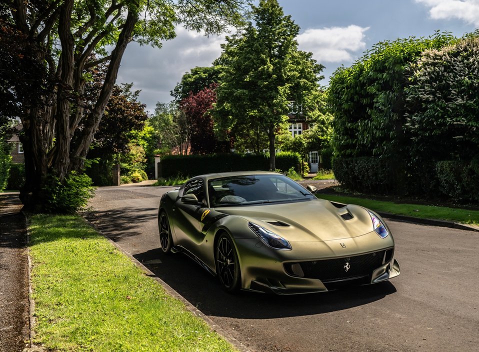 Used Ferrari F12 TDF 'Il Mostro' for sale | Verde Masoni Matte