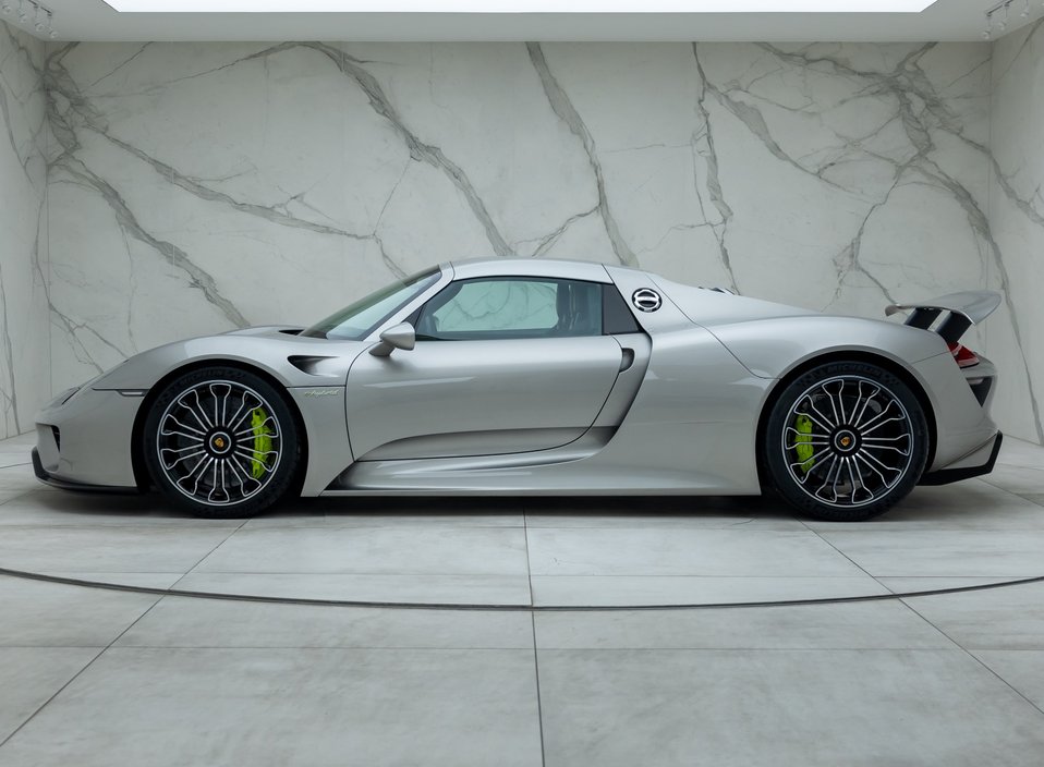 Used Porsche 918 Spyder for sale | Platinum Silver Metallic