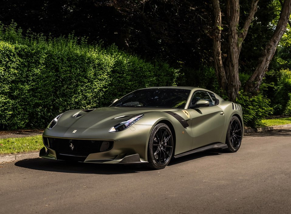 Used Ferrari F12 TDF 'Il Mostro' for sale | Verde Masoni Matte