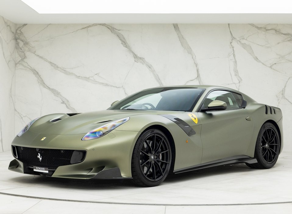 Used Ferrari F12 TDF 'Il Mostro' for sale | Verde Masoni Matte