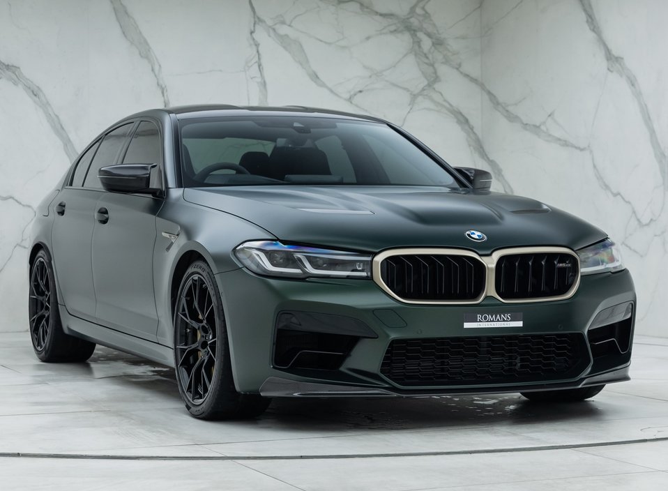 Used BMW M5 CS for sale | Individual Frozen Deep Green Metallic