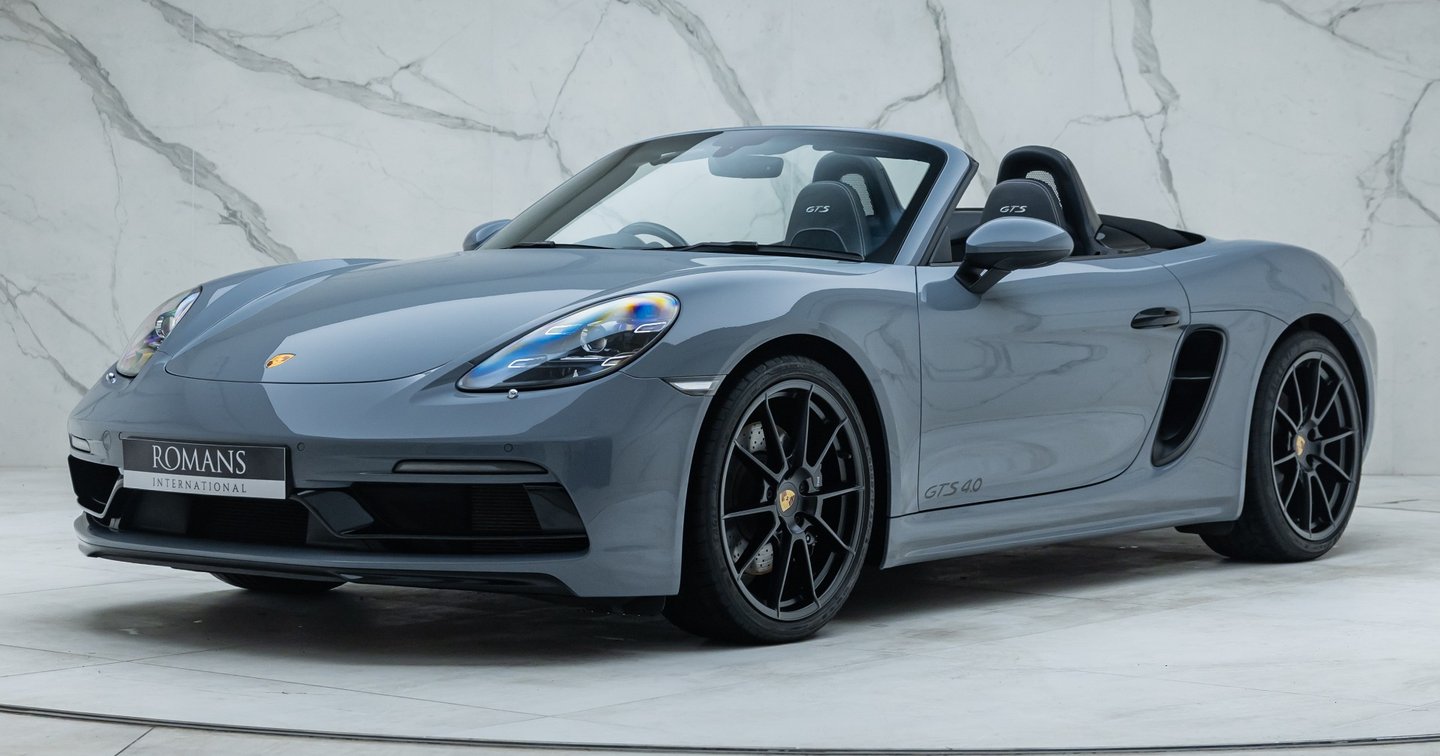 Used Porsche 718 BOXSTER GTS PDK for sale | Arctic Grey