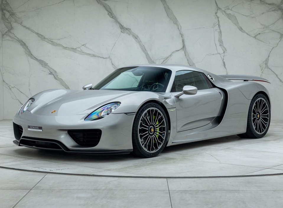 Used Porsche 918 Spyder for sale | Platinum Silver Metallic