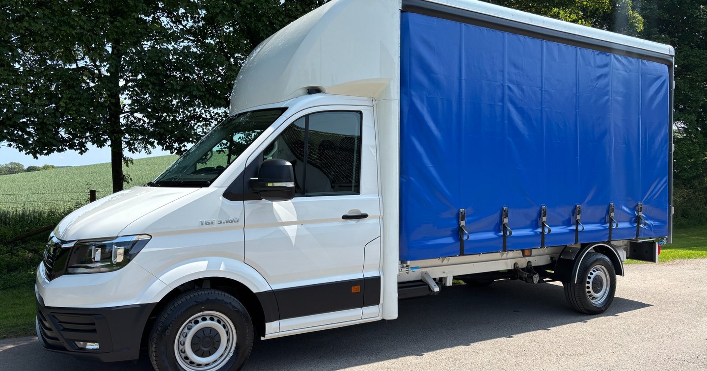 Used 2026 MAN TGE 3.160 Lwb Curtain Side Truck - Air Con / Cruise / 3 ...