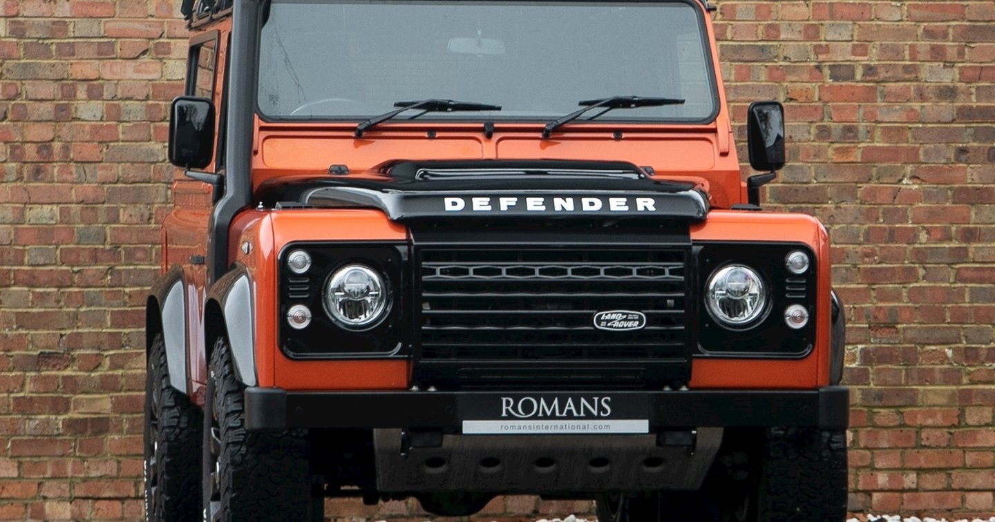 Used Land Rover Defender 90 Adventure for sale | Phoenix Orange