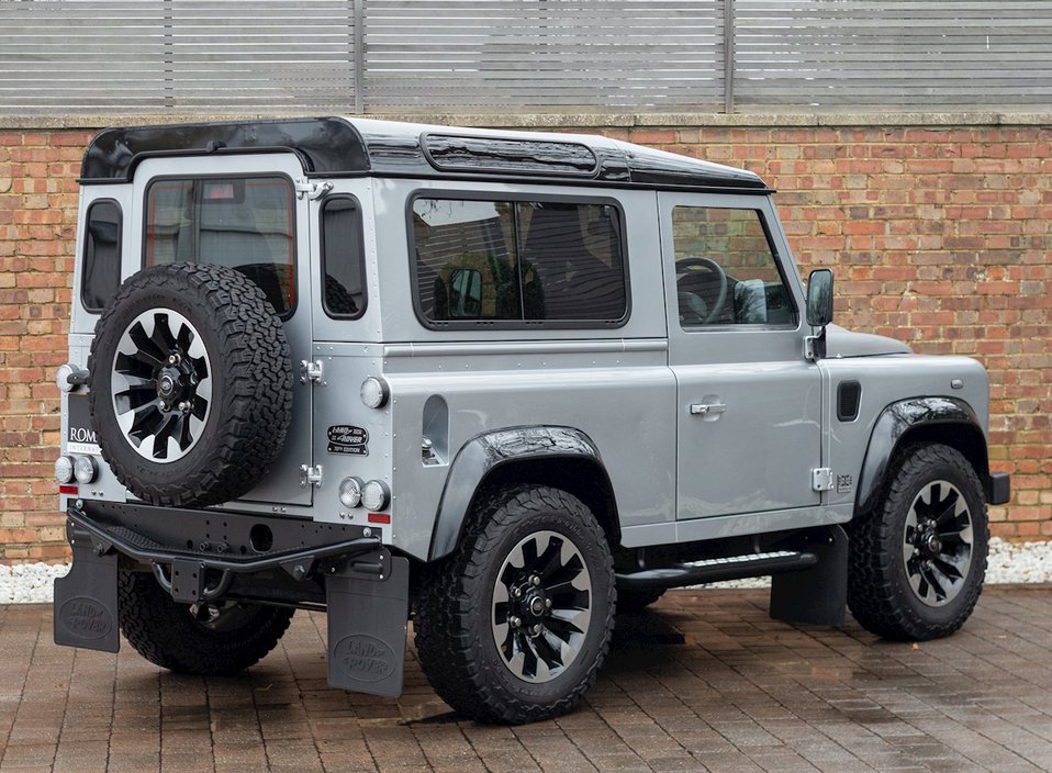 Used Land Rover Defender 90 Works V8 70th Edition for sale | Indus Silver