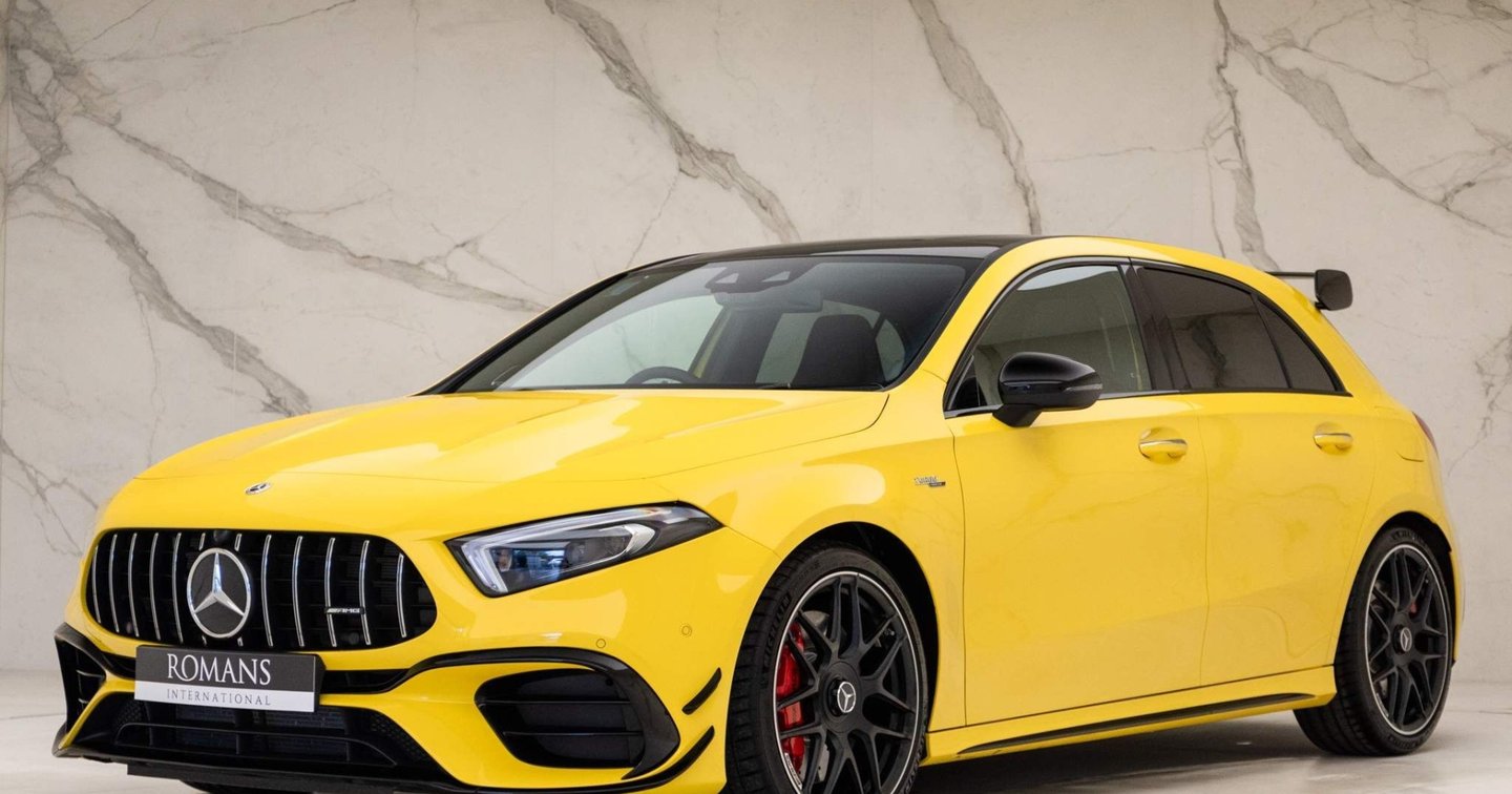 Used Mercedes-Benz A Class AMG A 45 S 4MATICPLUS PLUS for sale | YELLOW