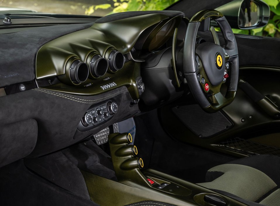 Used Ferrari F12 TDF 'Il Mostro' for sale | Verde Masoni Matte
