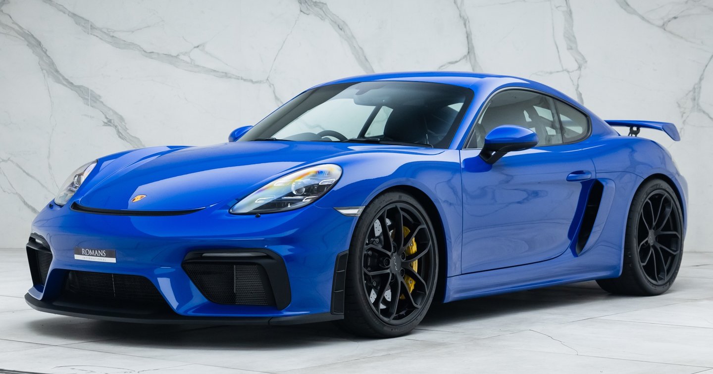 Used Porsche Cayman GT4 (718) for sale | PTS Nogaro Blue Metallic