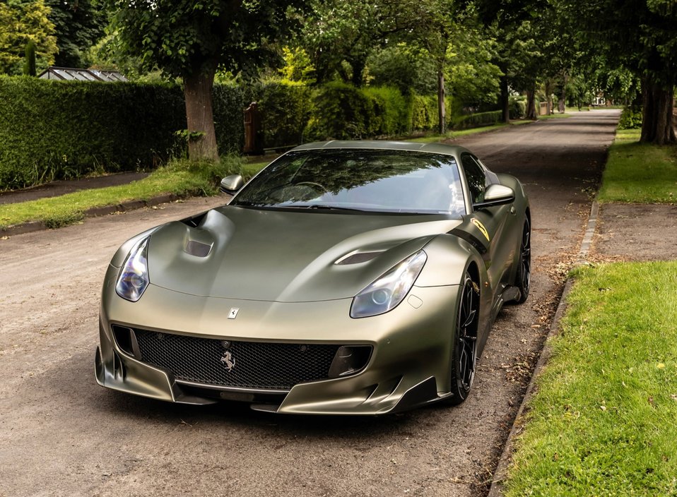 Used Ferrari F12 TDF 'Il Mostro' for sale | Verde Masoni Matte