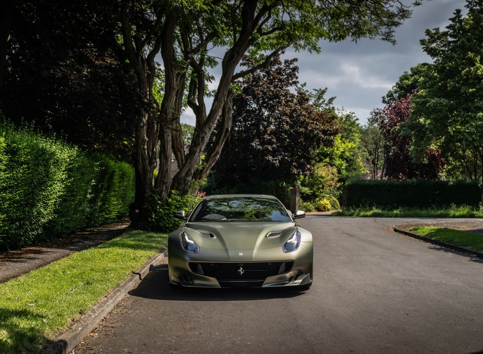Used Ferrari F12 TDF 'Il Mostro' for sale | Verde Masoni Matte