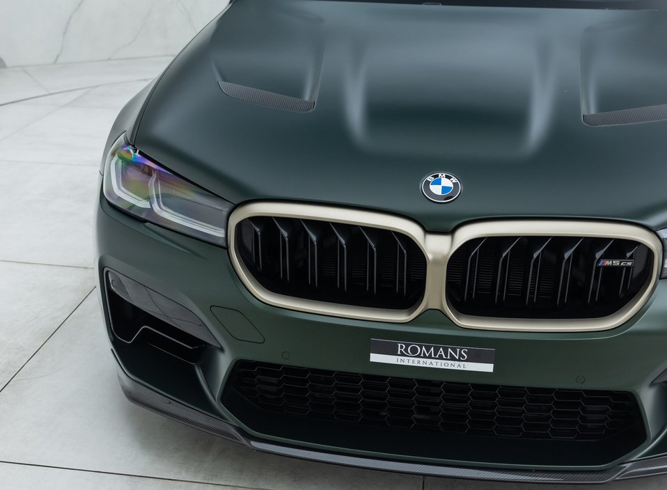 Used BMW M5 CS for sale | Individual Frozen Deep Green Metallic
